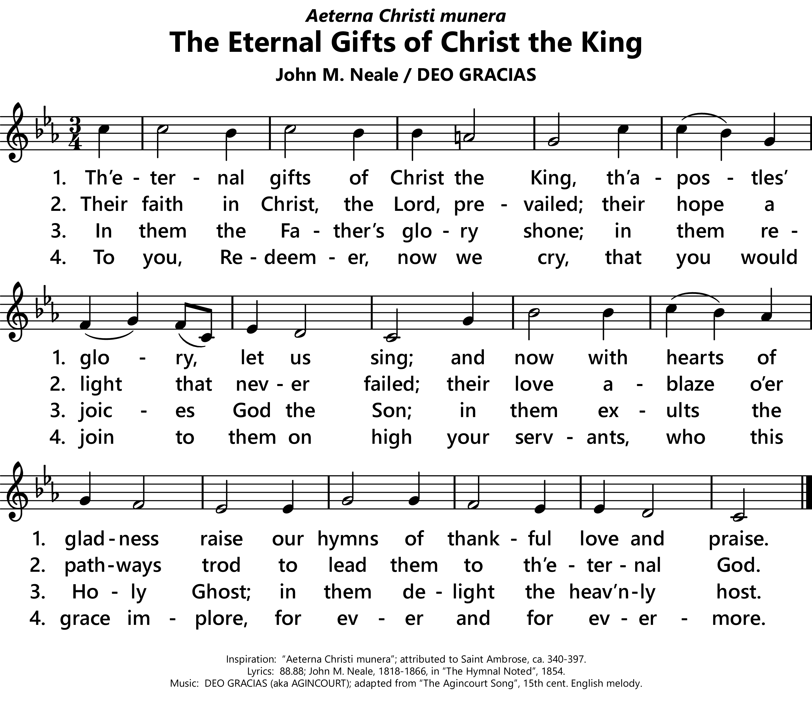 Aeterna Christi munera: The Eternal Gifts of Christ the King [John M ...